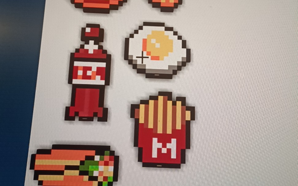 我的世界 建筑像素画 建筑过程纪录