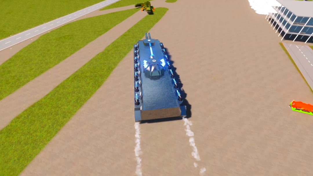 乐高游戏:通过乐高模组制造的激光战车,竟然轻松干翻鳄鱼怪!