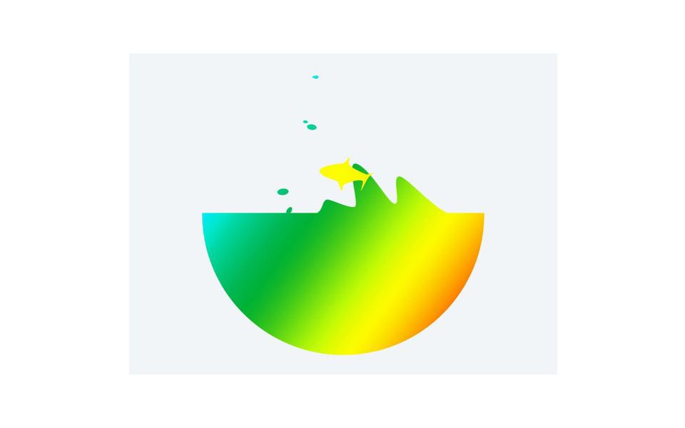 AE制作小鱼跳动动画