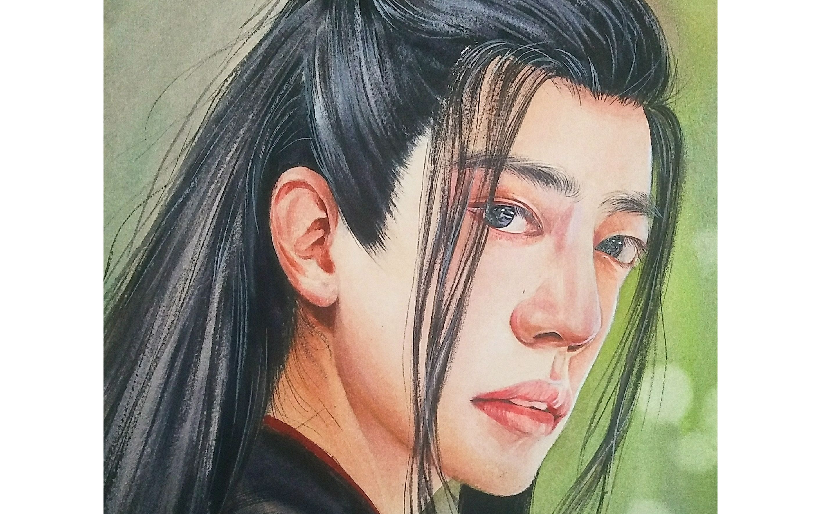 【水彩】(陈情令)——魏无羡2(我不说估计没人知道我画的是。)