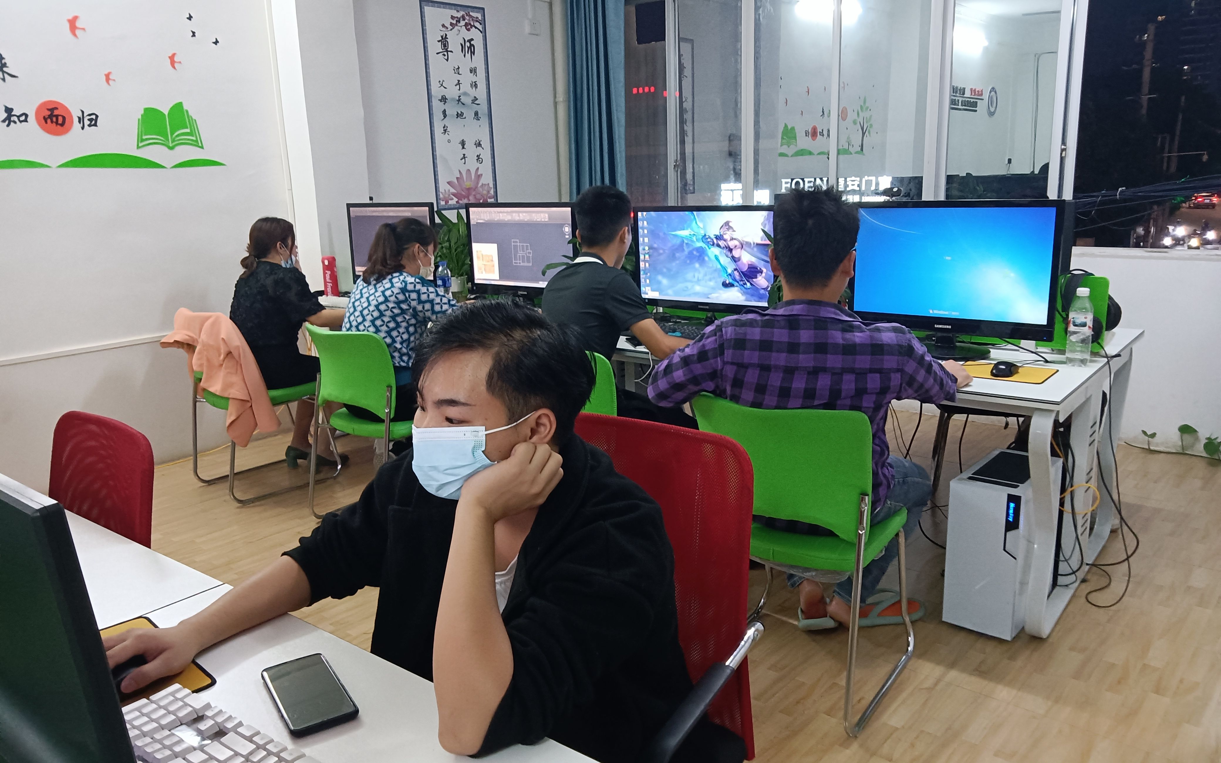 南宁英才室内设计培训-彩色施工图制作cad教程-装潢设计效果图