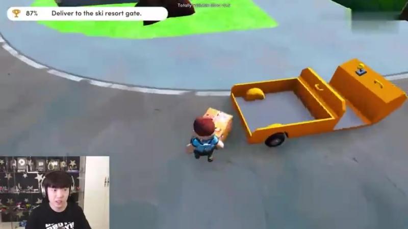 屌德斯游戏解说快递员模拟器,你们体验过用灭火器飞起得感觉吗