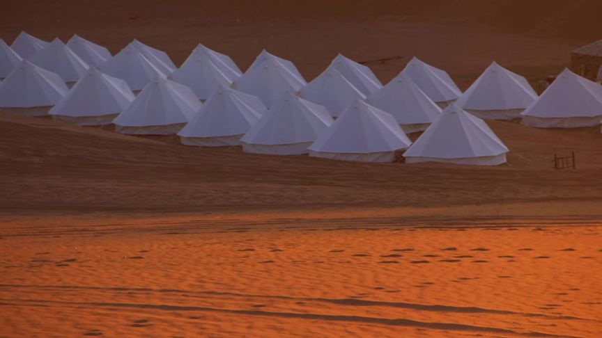 #腾格里大沙漠研学亲子营#沙漠之旅 #沙漠ߏ� #我的完美旅行