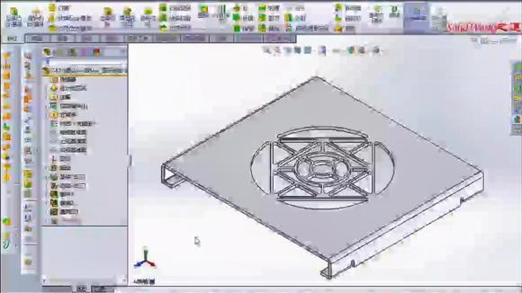 solidworks通风口钣金实例