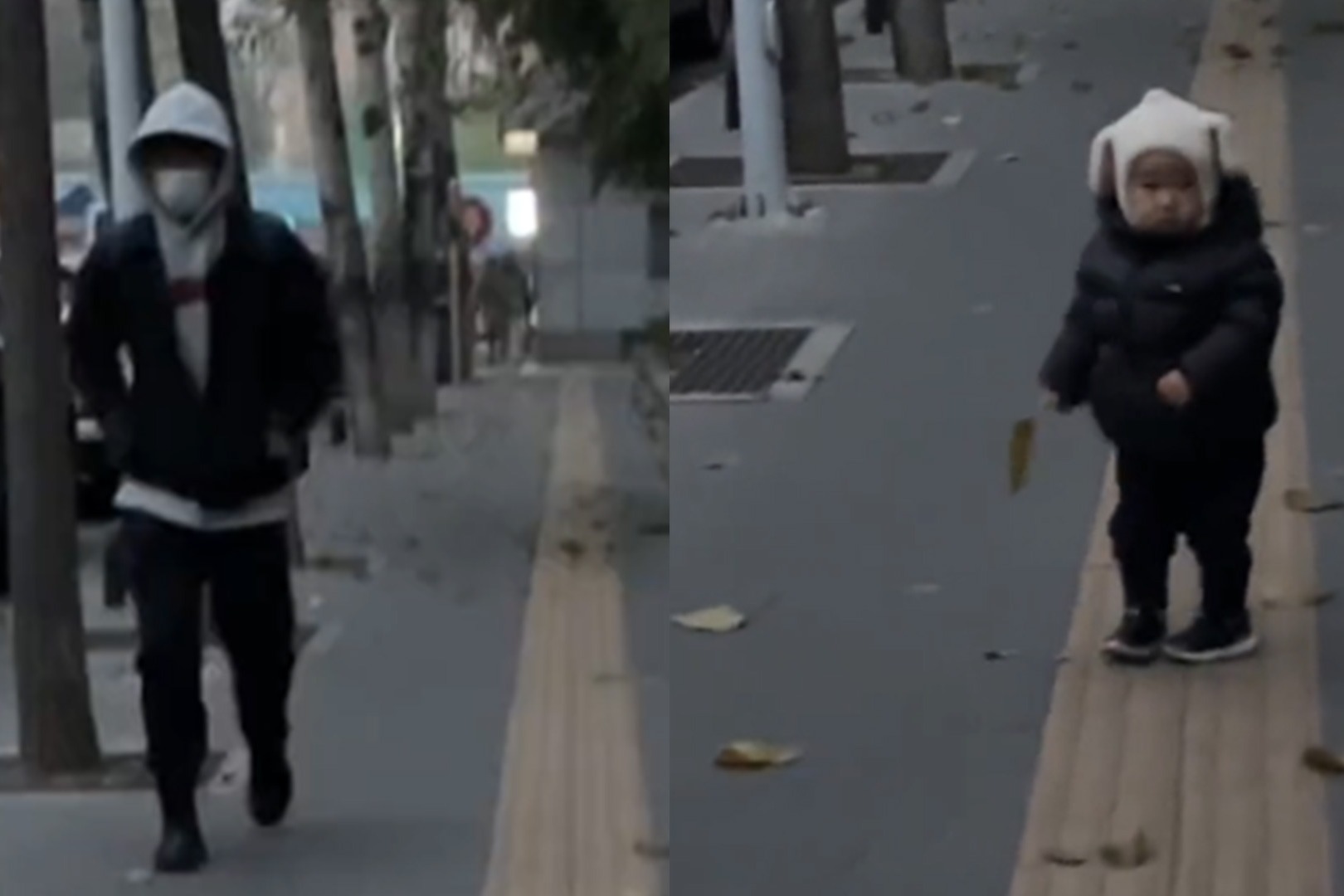 萌娃接爸爸回家认不出来,擦肩而过选择视而不见,网友看后笑喷...