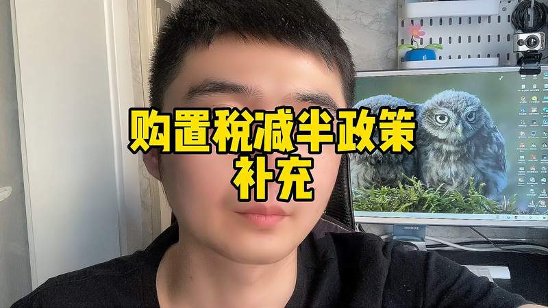 购置税减半政策补充