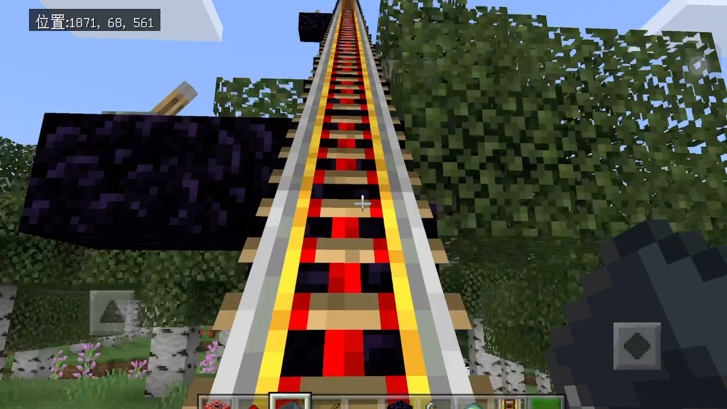 自制铁矿过山车!快来看看(mc Minecraft 我的世界 过山车)