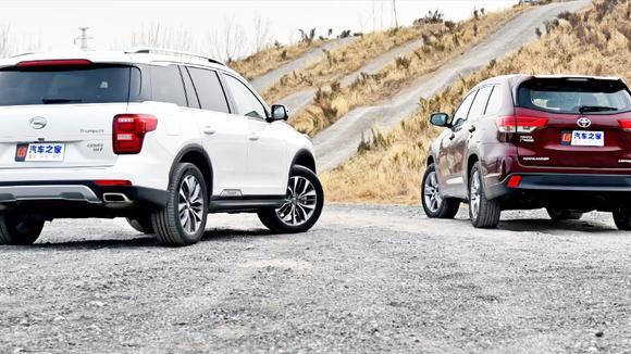 自主对比合资,汉兰达、GS8通用越野场地四驱性能、三组滑轮测试