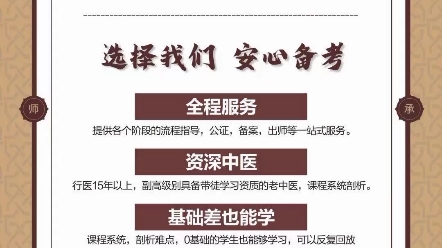 中医师承流程是什么?
