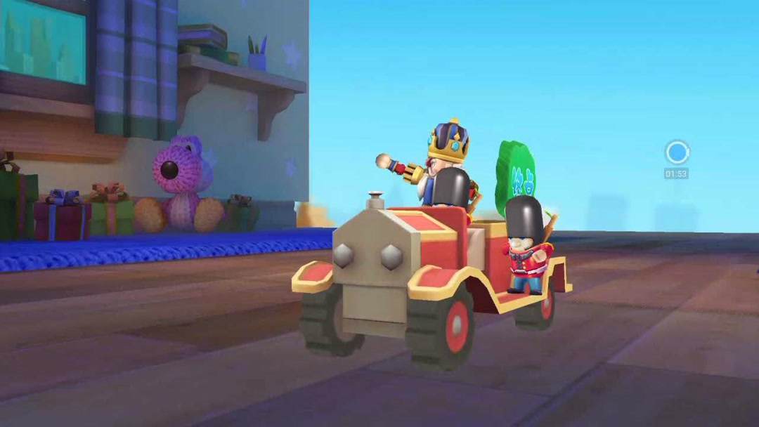 熊熊森林勇士系列之玩具城堡大象带着一群鸡仔战斗游戏