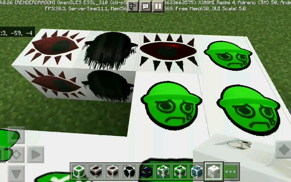 自己制作的dave bambi系列方块模组