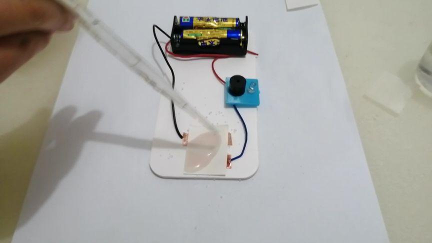 初三化学实验,下雨报警器验证氯化钠在水溶液中的存在形式