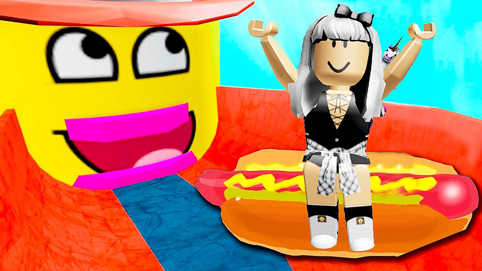 【小熙&屌德斯】Roblox吃货模拟器 变成美味食物被吃掉的爆笑兄妹!