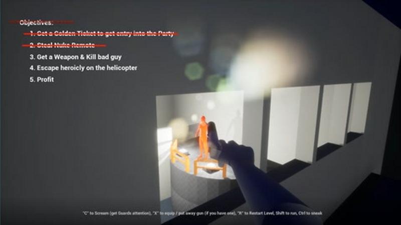 刺客模拟器:想要秘密进入聚会得这样,这蹩脚得配音