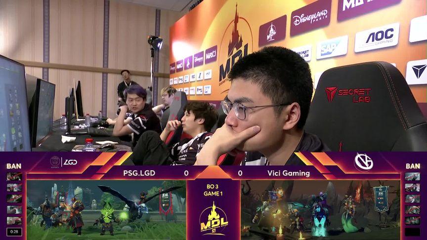 MDL小组赛LGD vs VG-1