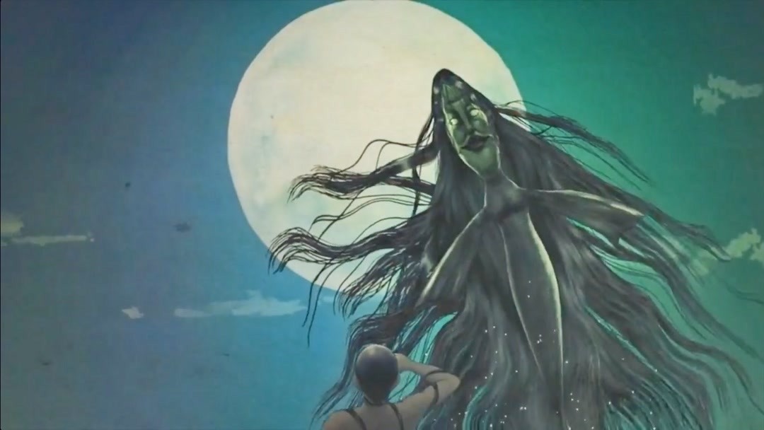 恐怖动画:帅哥半夜练习游泳,结果被“丑”人鱼吃了!