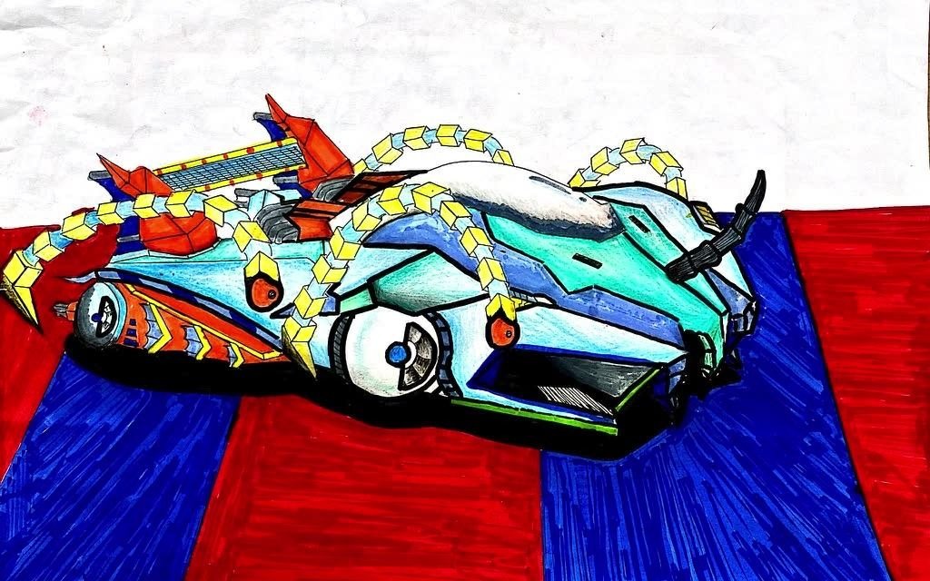 2020北京市青少年车辆模型比赛-创意汽车绘画作品