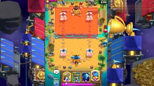 皇室战争:新的版本之子,渔夫电车绿巨人!一波三星强到爆!