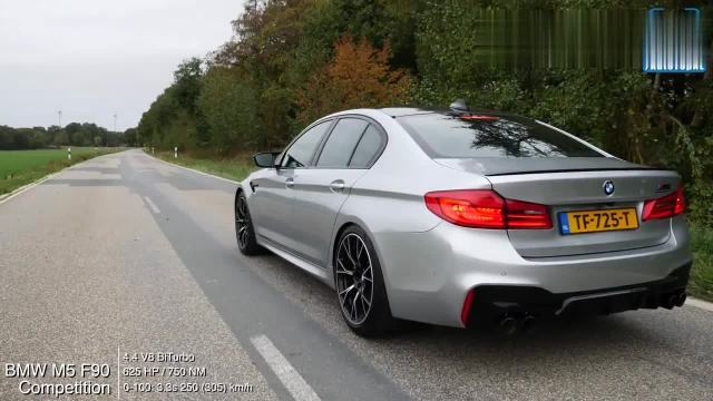 625马力宝马M5F90COMPETITION加速测试,弹射起步