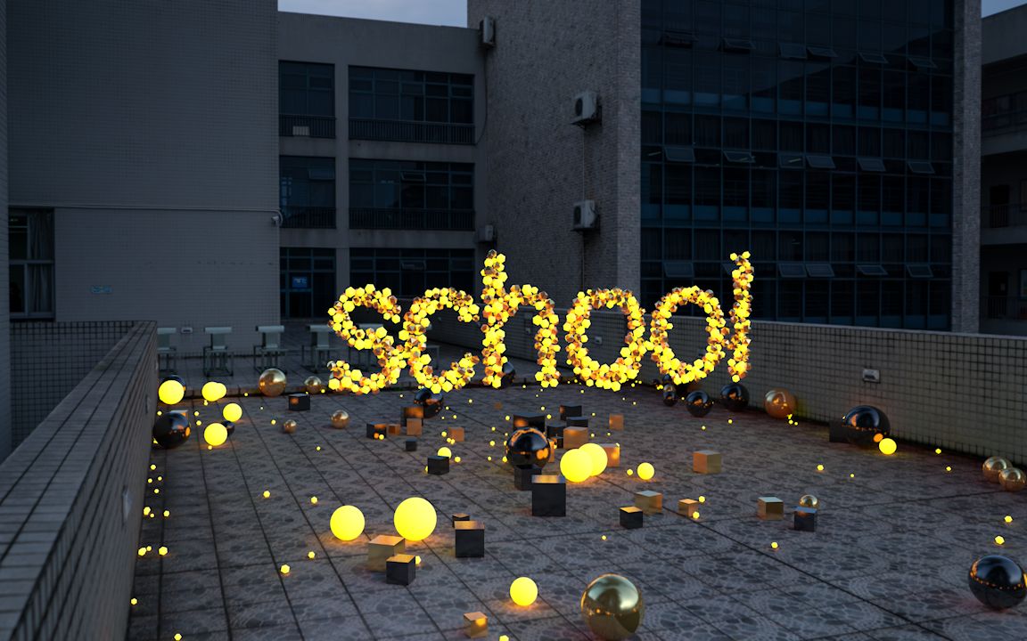 「C4D学习记录」李翔老师教程 之 合成特效文字