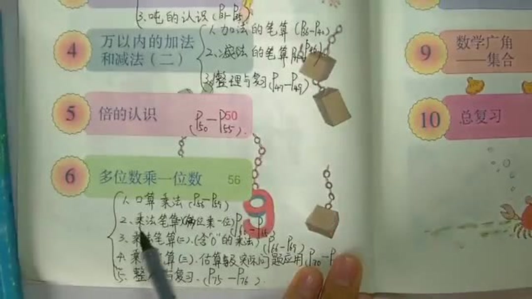 13三年级上册数学第六单元多位数乘一位数(一)口算