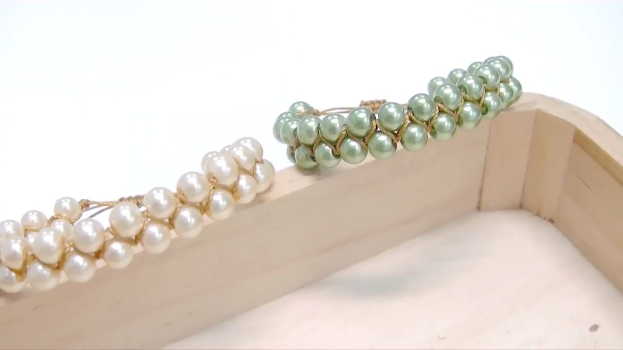 【编绳+珍珠】珍珠手绳