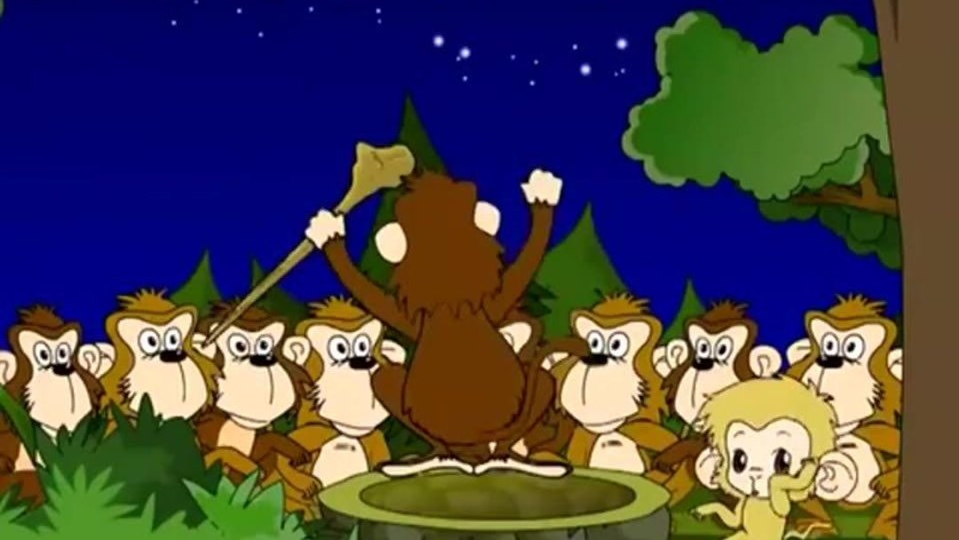 儿童故事大全 猴子捞月亮