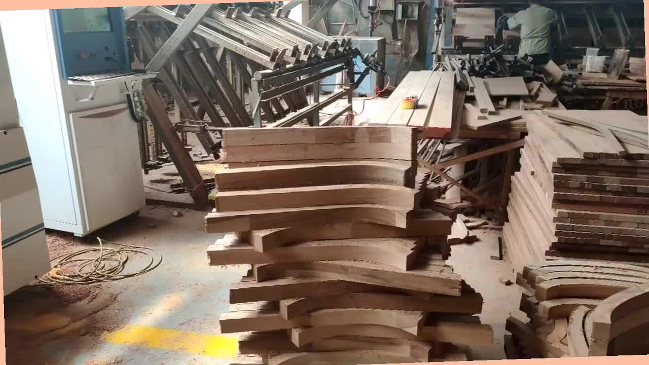 数控曲线机 木工曲线机加工过程