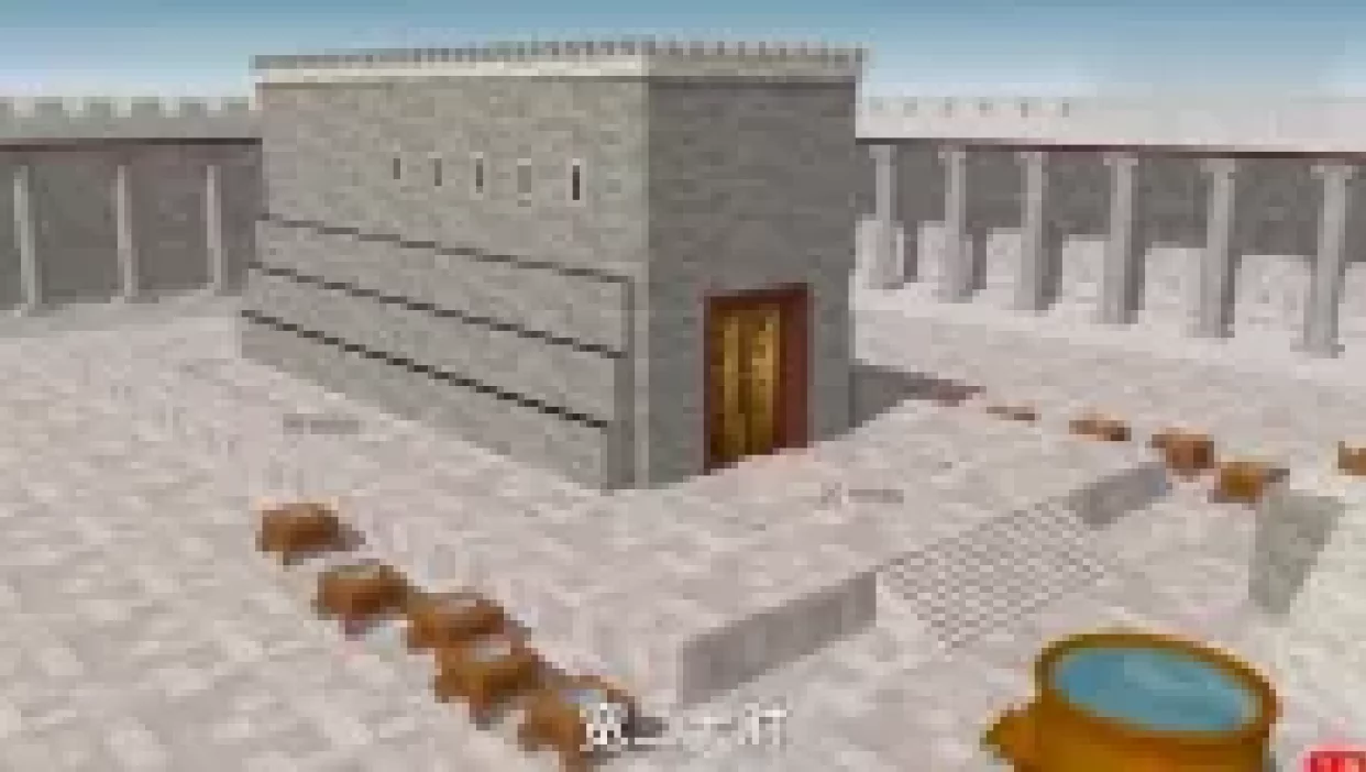 耶路撒冷所罗门建立的圣殿在3D还原下的样子