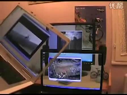 神奇的透明电脑显示器屏幕