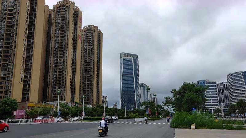 广西防城港CBD中央商务区,发展速度跟深圳有一拼