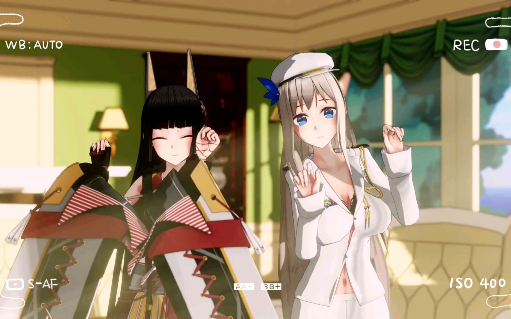 【舰R】航母小姐们在发电 列克星敦 赤城【Blender-三渲二】