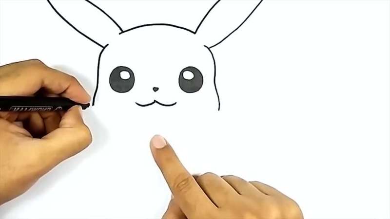绘画小课堂 教大家怎样画卡通动漫人物可爱的皮卡丘