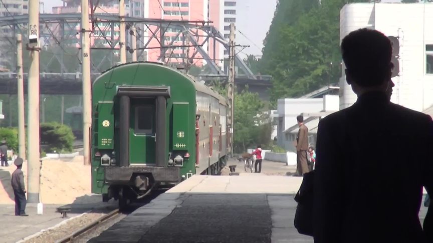 北京到平壤的列车