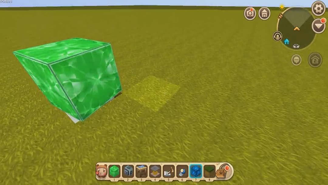 迷你世界 教学:如何让方块变成一半的形状 还不被破坏?