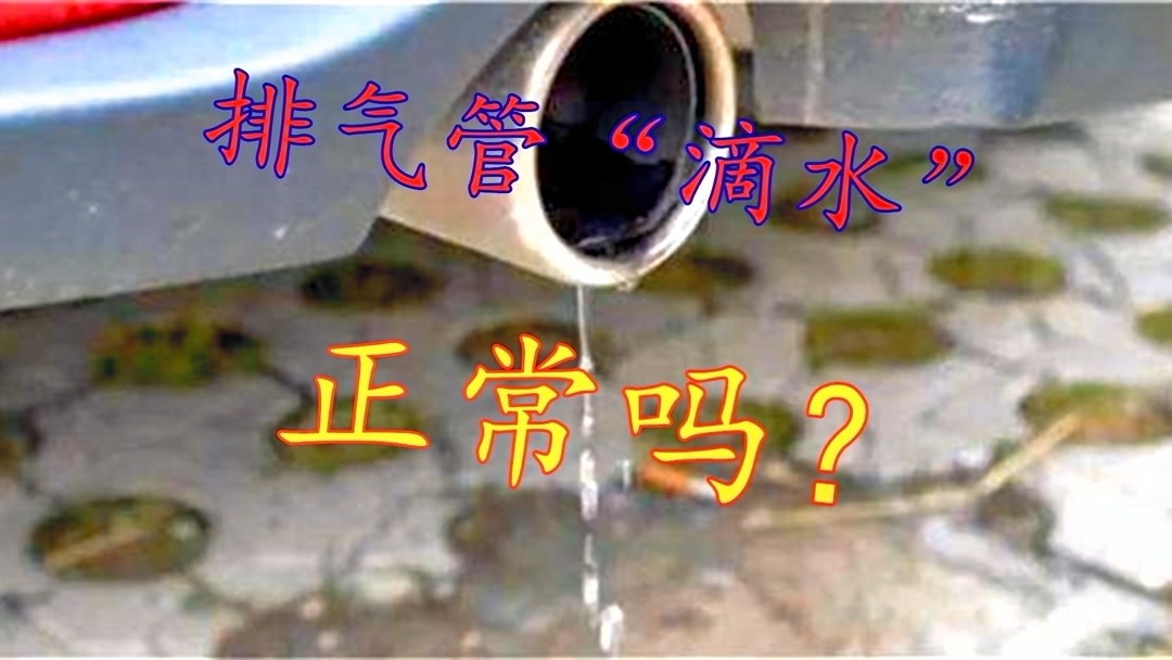 排气管“滴水”到底正不正常?老司机一次讲清楚,学会避免被坑