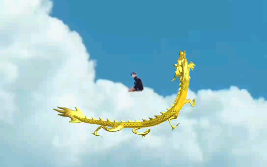 细思极恐,河南一男子拍下天空中有不明飞行物,疑似是龙在打篮球