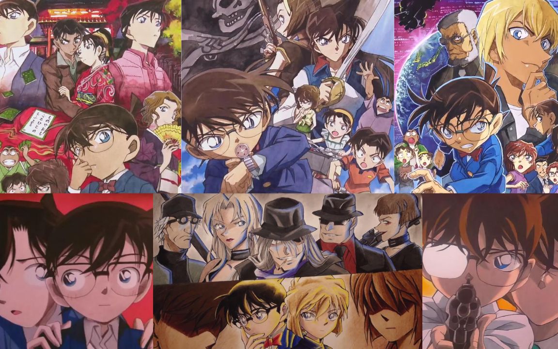 外网手绘大神笔下的名侦探柯南