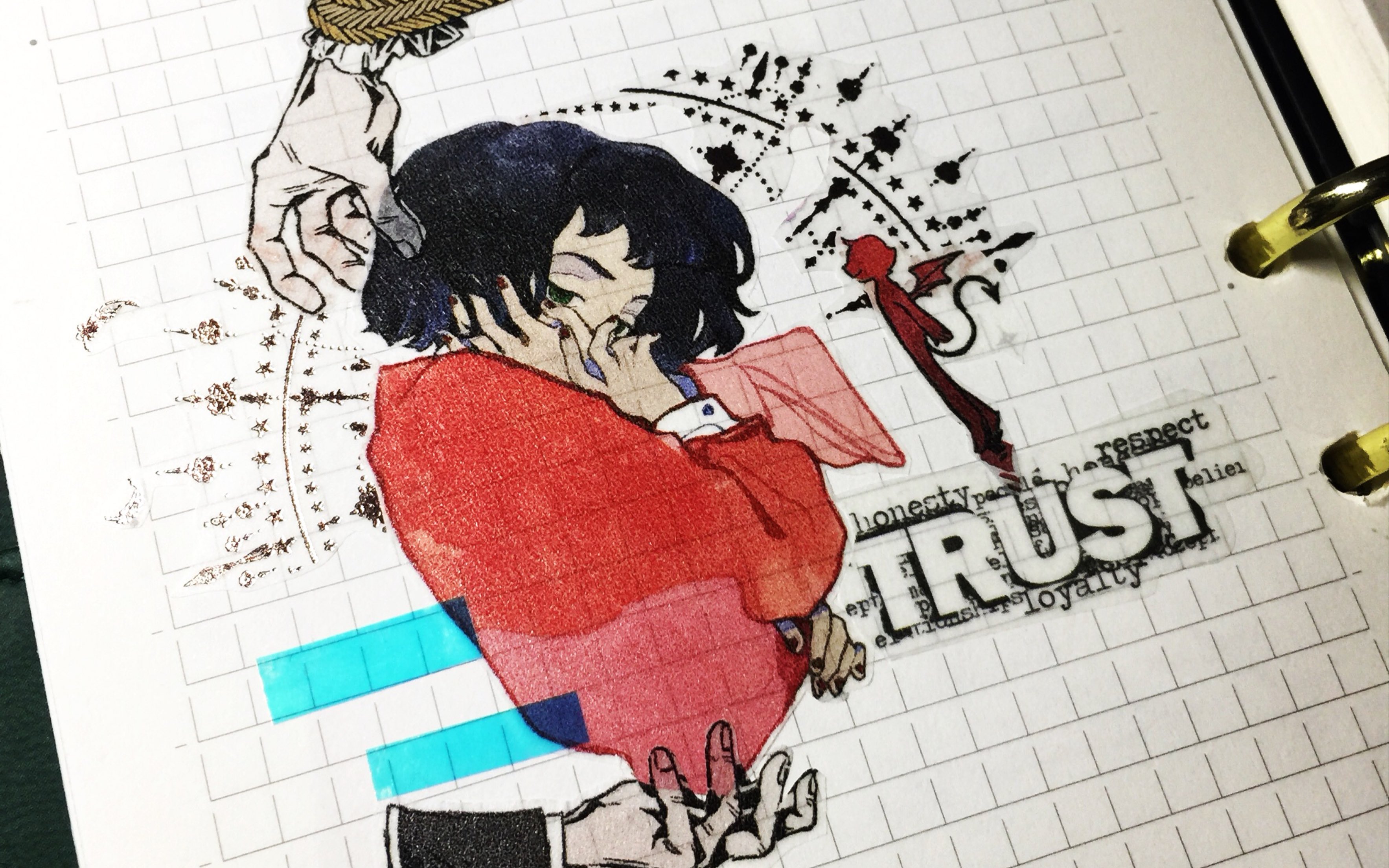 【手帐】简单拼贴-TRUST?