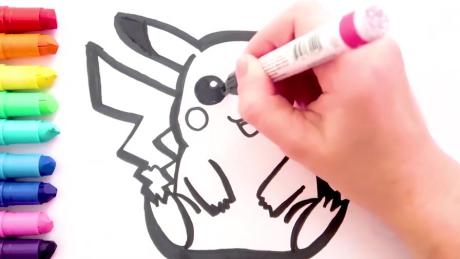 创意绘画:如何画出一个可爱的皮卡丘?快来一起画画吧!