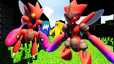 ...《神奇宝贝日月》09 超进化!MEGA巨钳螳螂 模组生存 MC精灵宝可梦