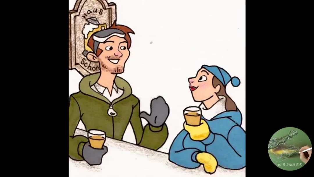 做这样一幅连环画得画多久,真佩服画画的毅力有没有!
