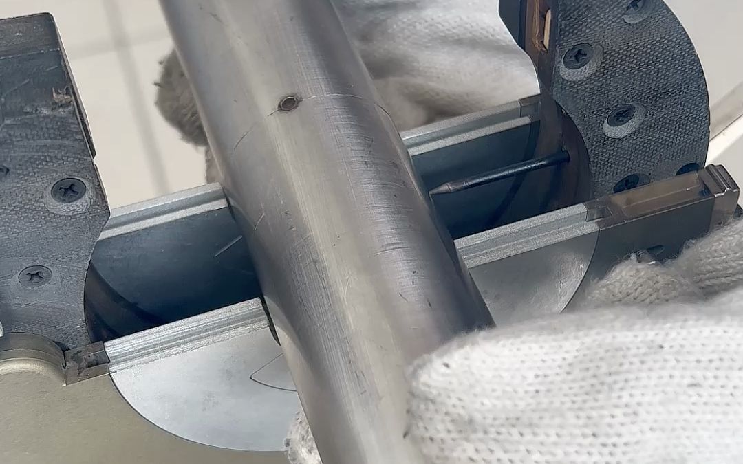 直径38mm不锈钢洁净管道焊接,单面焊双面成型