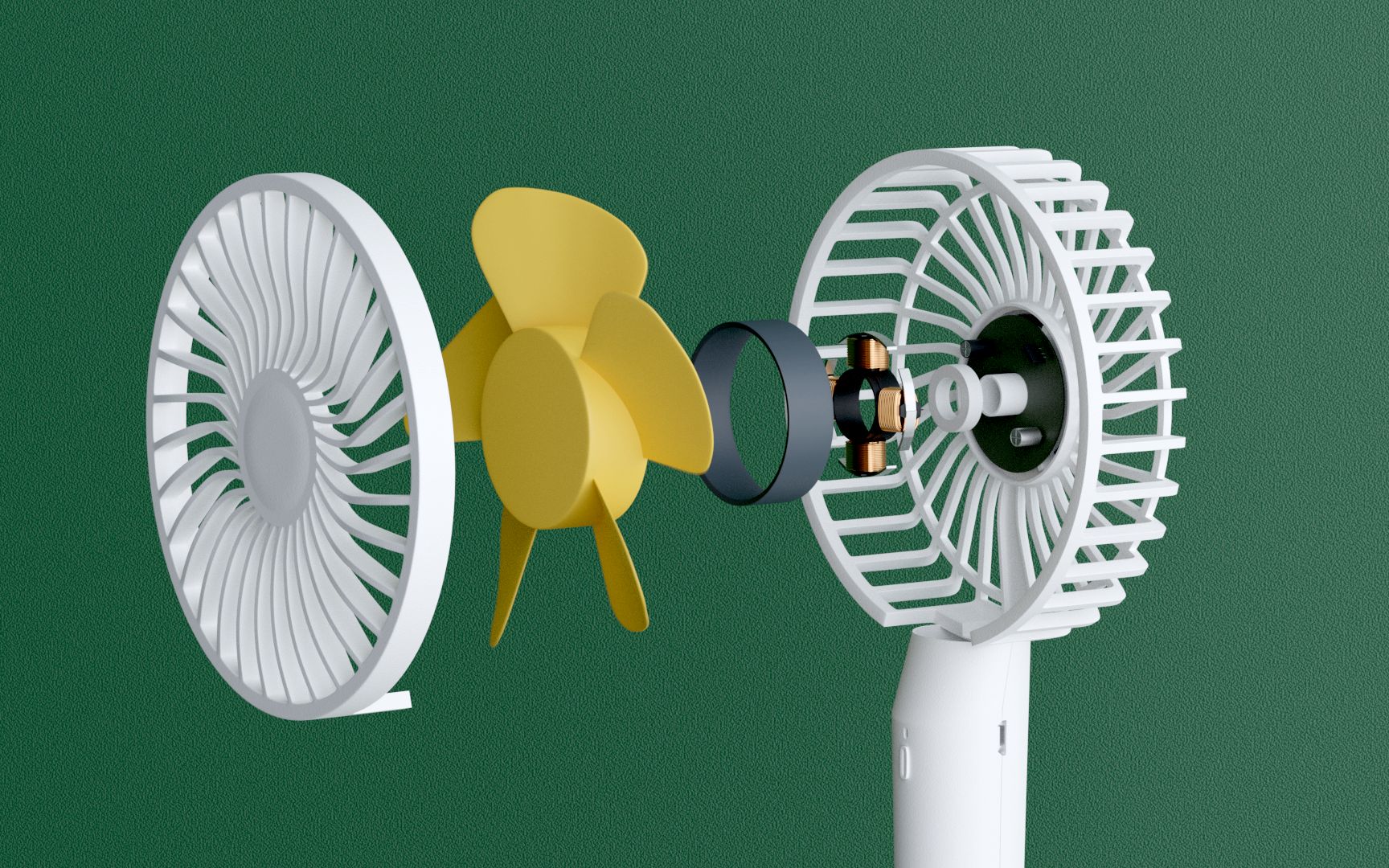 blender小风扇建模渲染试看视频