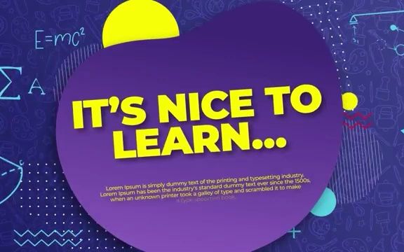 AE模板-回到学校开学季片头动画大学聚会课堂表演模板