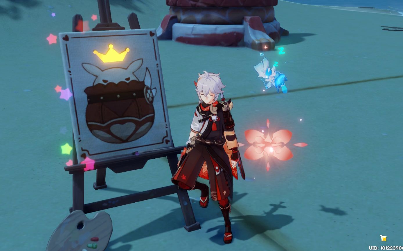 原神公测实况 第296期 你看这个铁峰刺才80级就是逊啦~这吃虎鱼刀和...