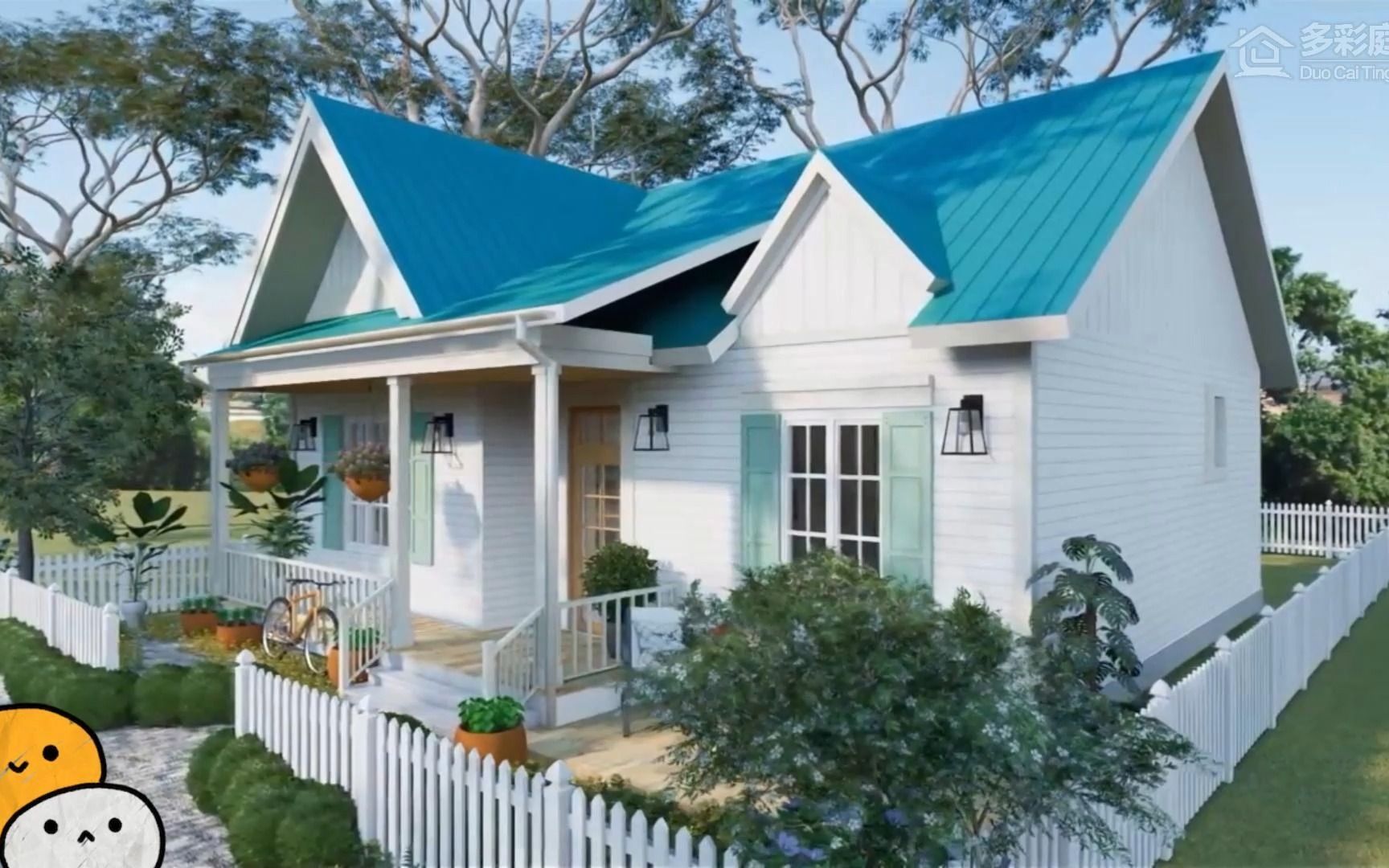 像艺术品一般,精美的乡村别墅(90平,2间卧室)