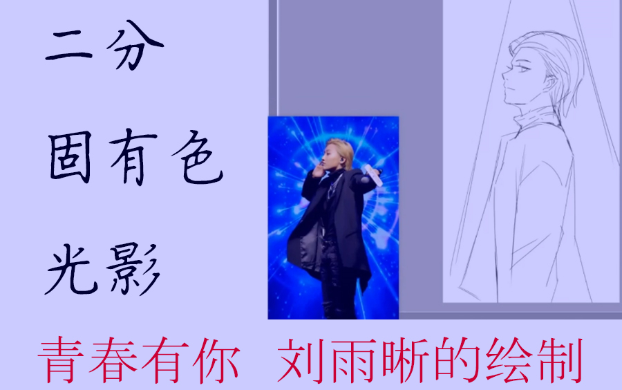 【SAI新手教程】 青春有你刘雨昕的绘制