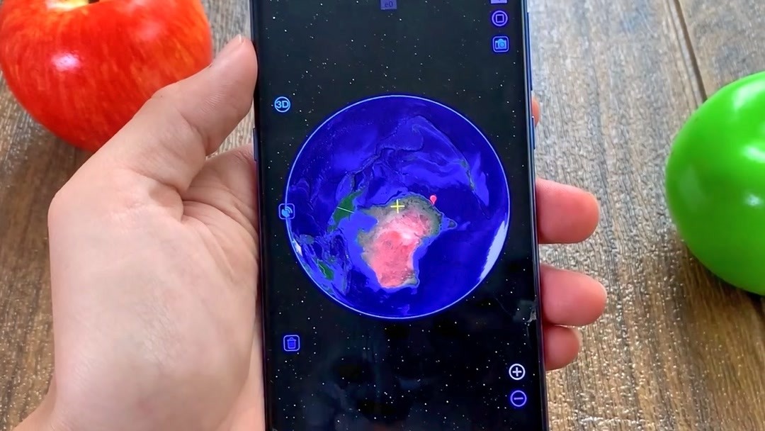 手机设置万能卫星地图,导航看世界两不误,连老家的鱼塘都看得到