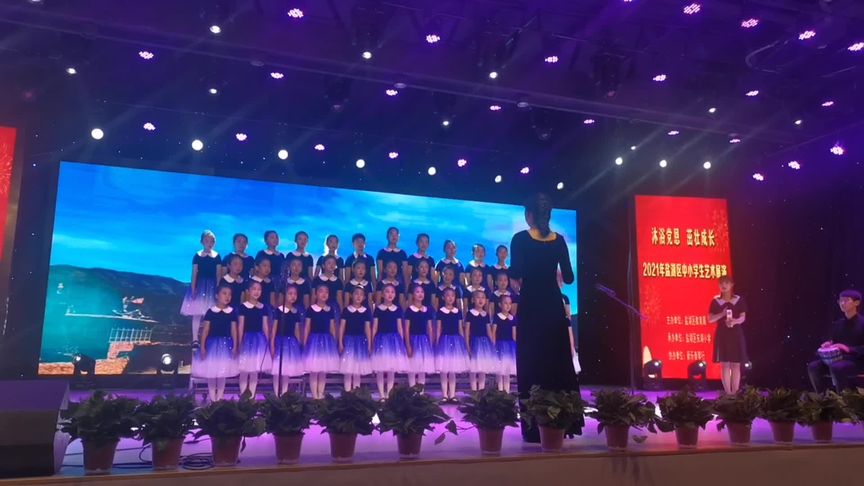 魏风小学的合唱团经过一两次指导